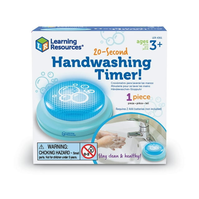 Learning Resources 20-Second Handwashing Timer, Home & Classroom ...