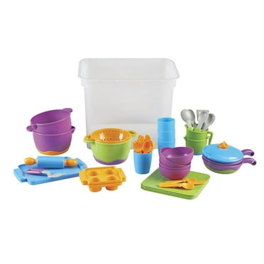 Learning Resources New Sprouts Classroom Play Food Set, 100 Pieces ...