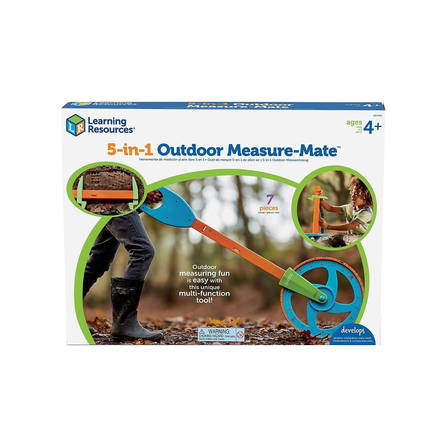 Free Shipping! Learning Resources 5-in-1 Outdoor Measure Mate - Walmart ...
