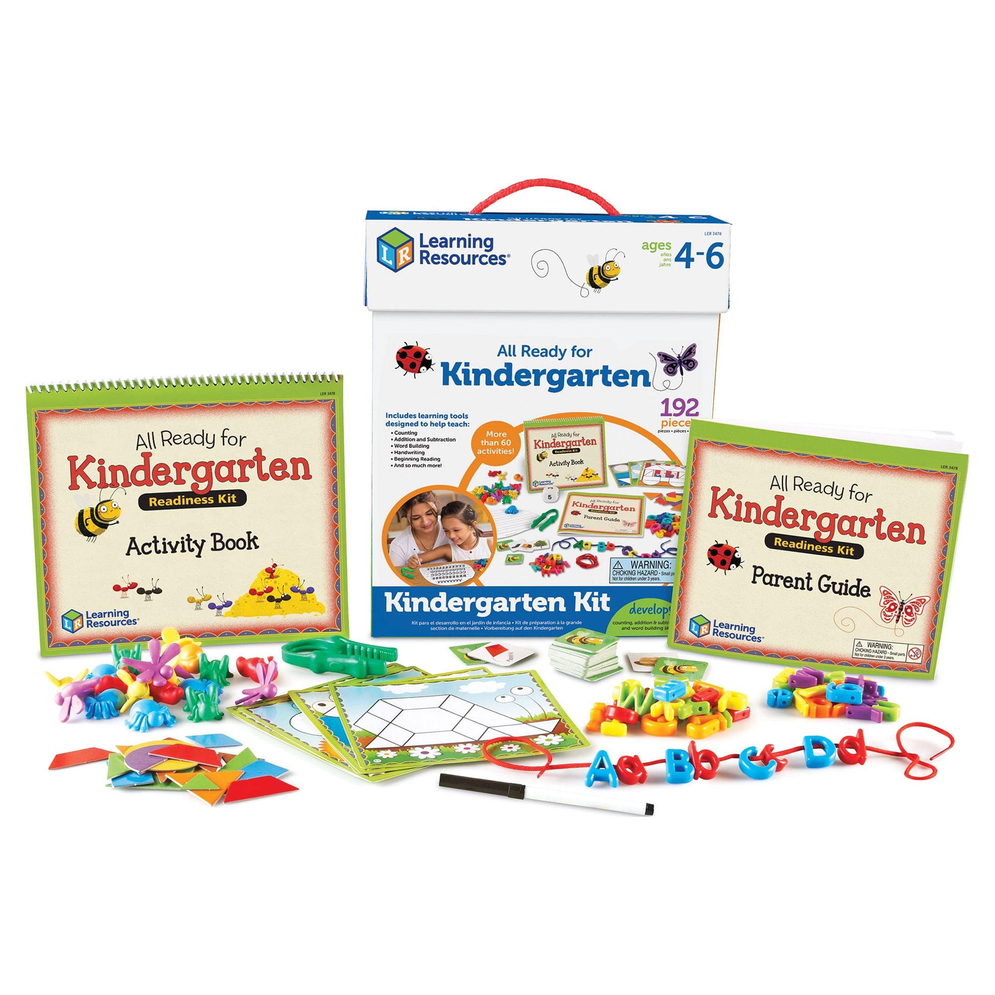 Learning Resources All Ready for Kindergarten Readiness Kit, Boys ...