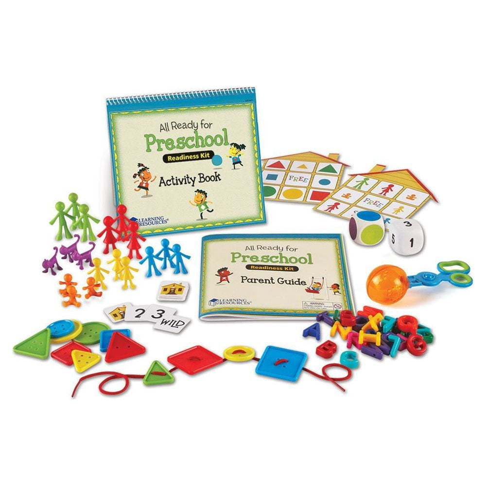 Learning Resources All Ready for Preschool Readiness Kit, Girls and ...