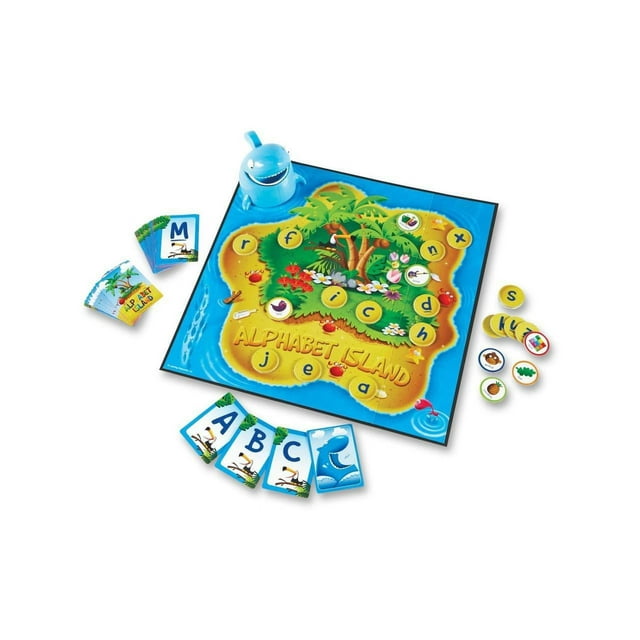 Learning Resources Alphabet Island Letter/Sounds Game, Alphabet Toys ...