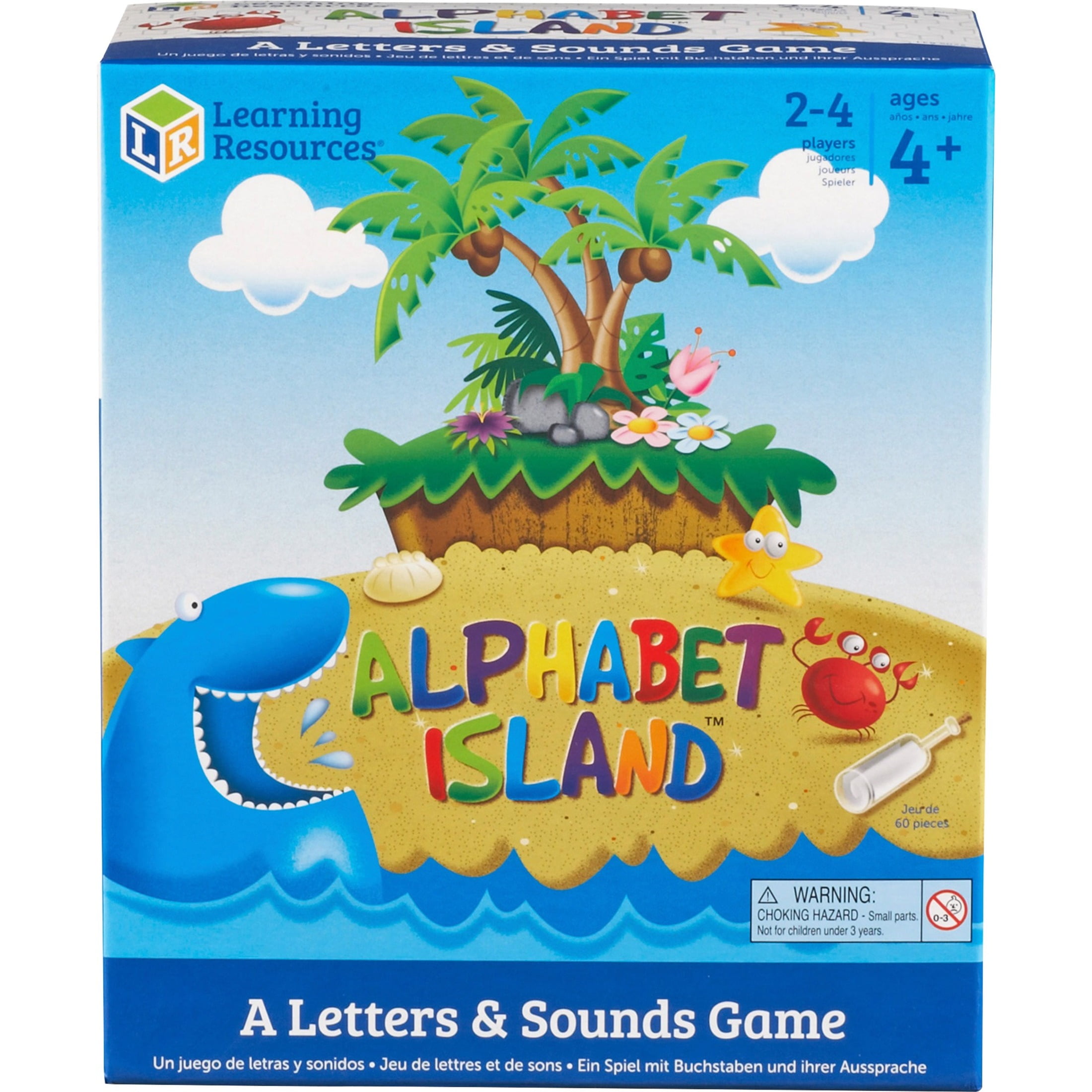 Learning Resources Alphabet Island Letter/Sounds Game, Alphabet Toys ...