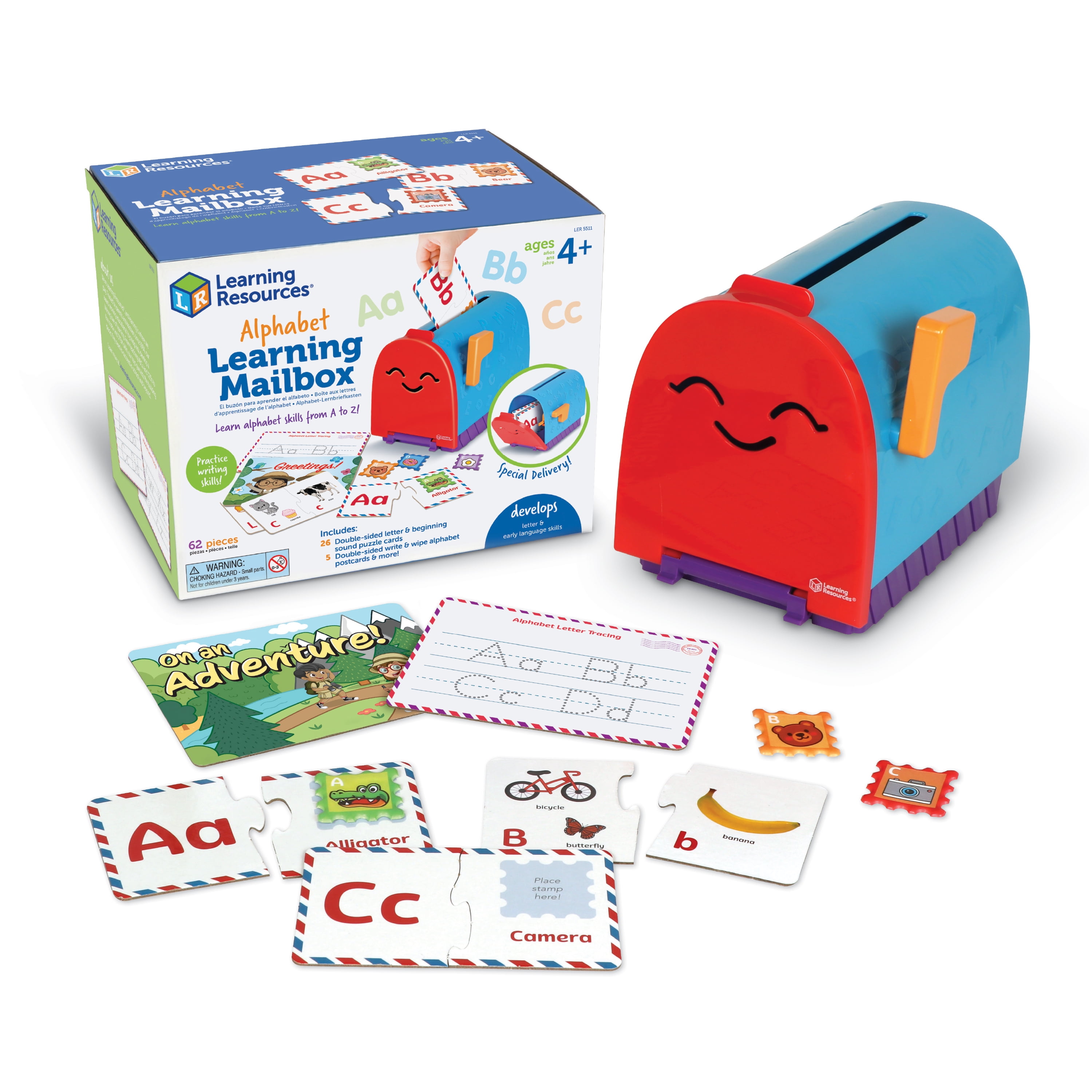 Learning Resources Alphabet Learning Mailbox - Alphabet Learning ...