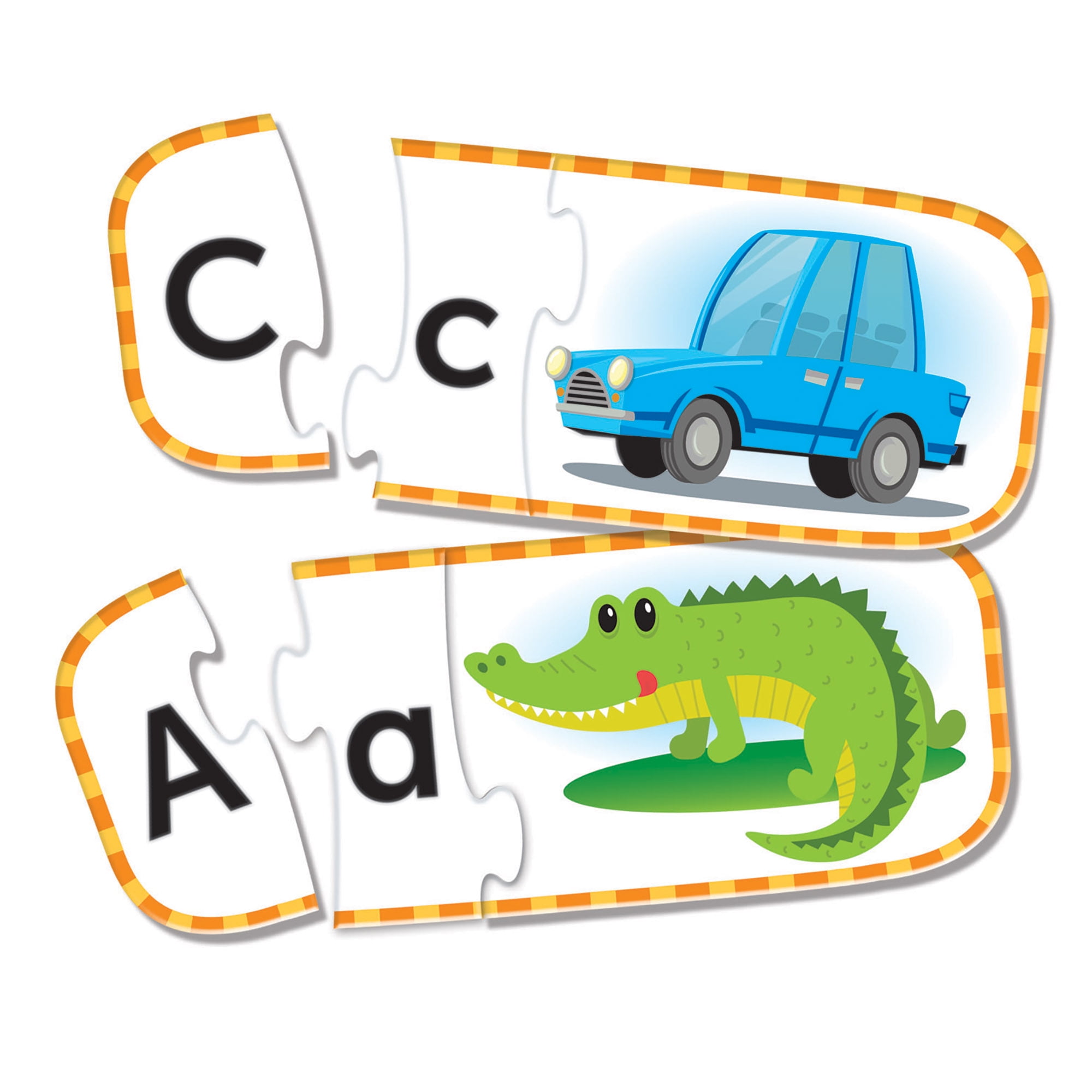 Learning Resources Alphabet Puzzle Cards, Kindergarten Readniness, Self ...
