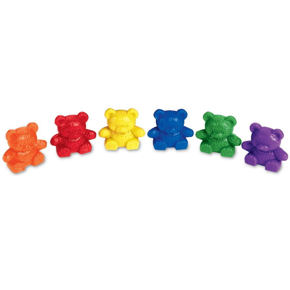 Learning Resources Baby Bear Counters, 102 Pieces, 6 Colors - Walmart.com