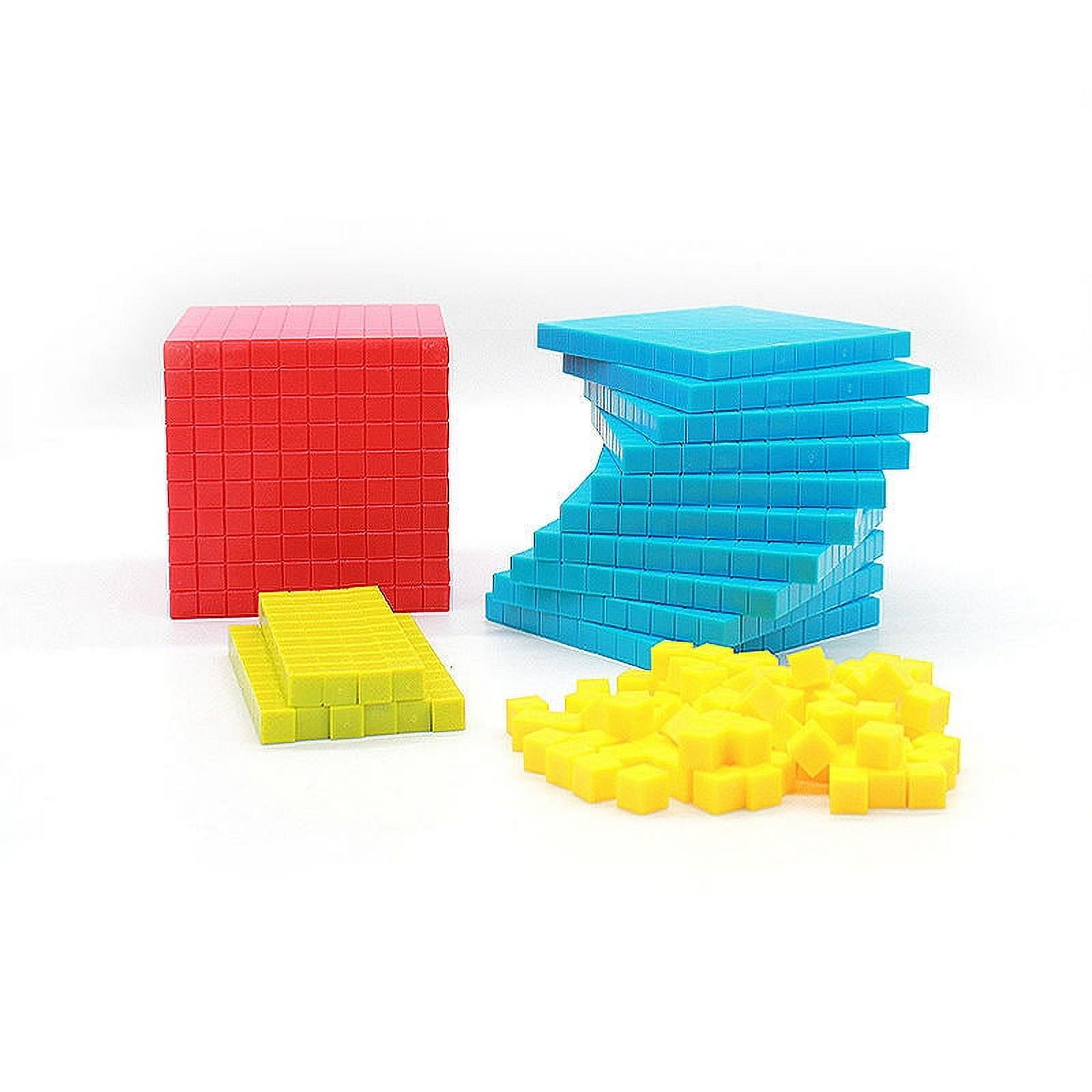 Learning Resources Base Ten Blocks Smart Pack - 121 Pieces, Ages 6 ...