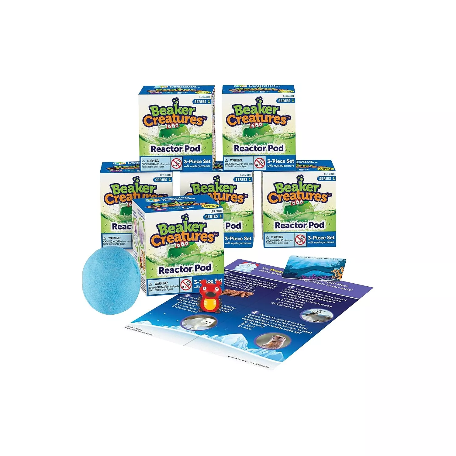 Learning Resources Beaker Creatures Series 1 Reactor Pods Collectible ...