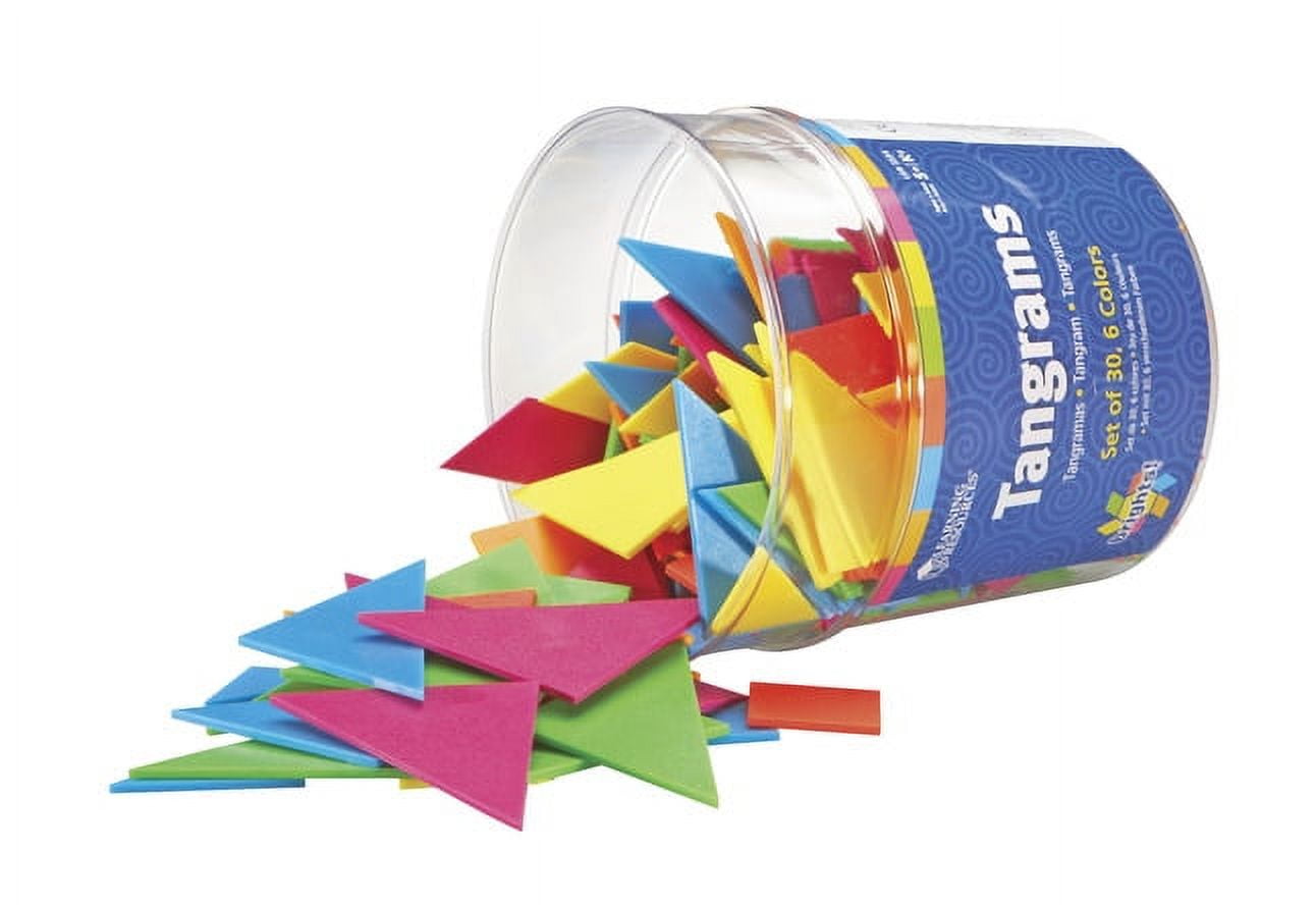 Learning Resources Brights! Tangrams Classpack - Walmart.com