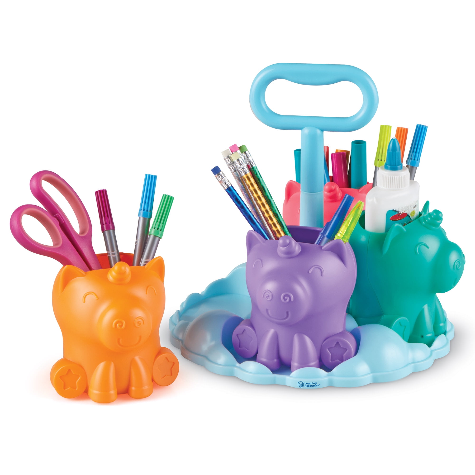 Learning Resources Create-a-Space Kiddy Center Unicorns - Art and Craft ...