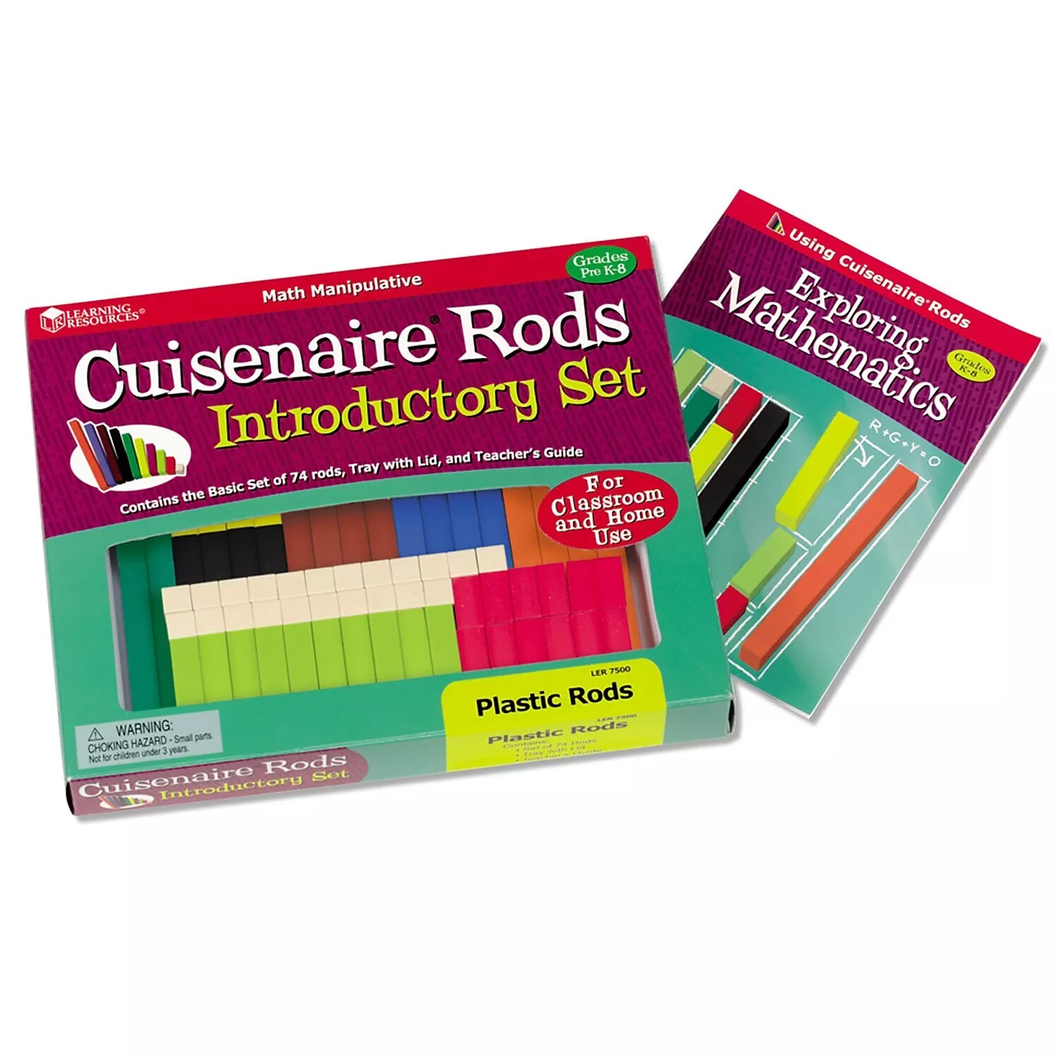 Learning Resources Cuisenaire Rods Intro Set 74/Pk 7500 - Walmart.com