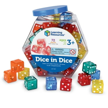 Learning Resources Jumbo Dice in Dice, Set of 12 - Walmart.com