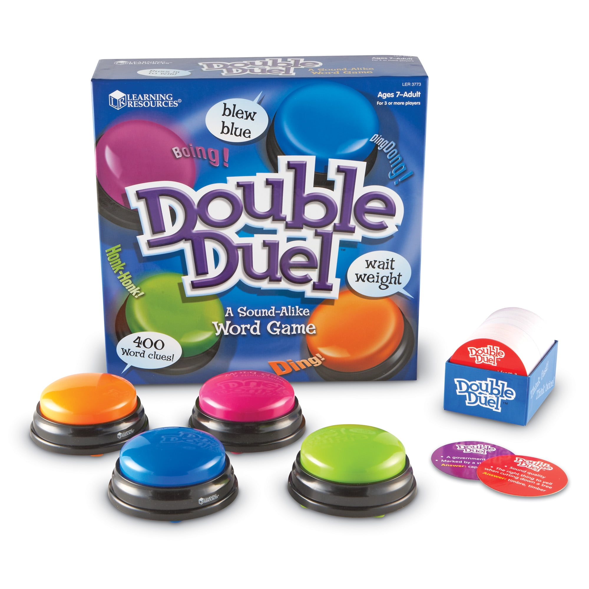 Learning Resources Double Duel A Sound-Alike Word Game, Ages7 ...