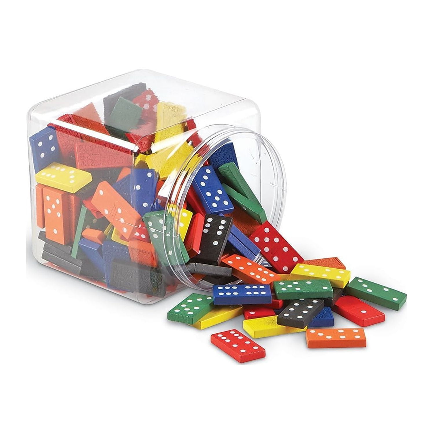 Learning Resources Double-Six Dominoes In Bucket, Math Manipulatives ...