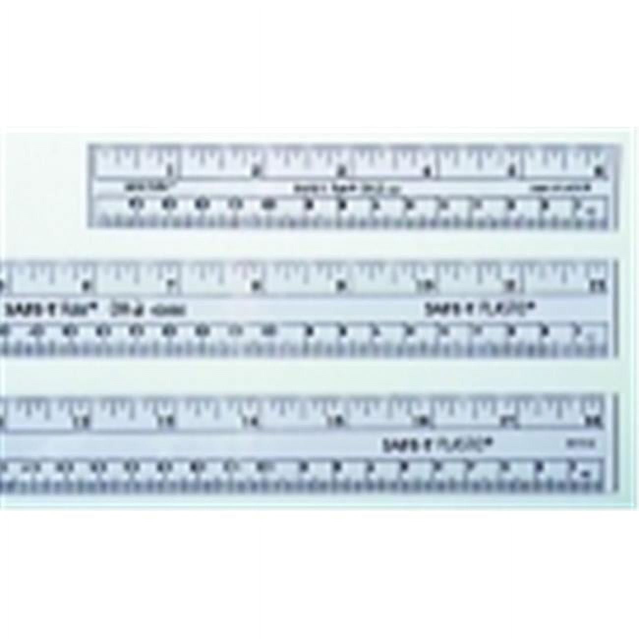 Learning Resources Flexible Flat Dual Scale Ruler - 6 in. - Clear ...