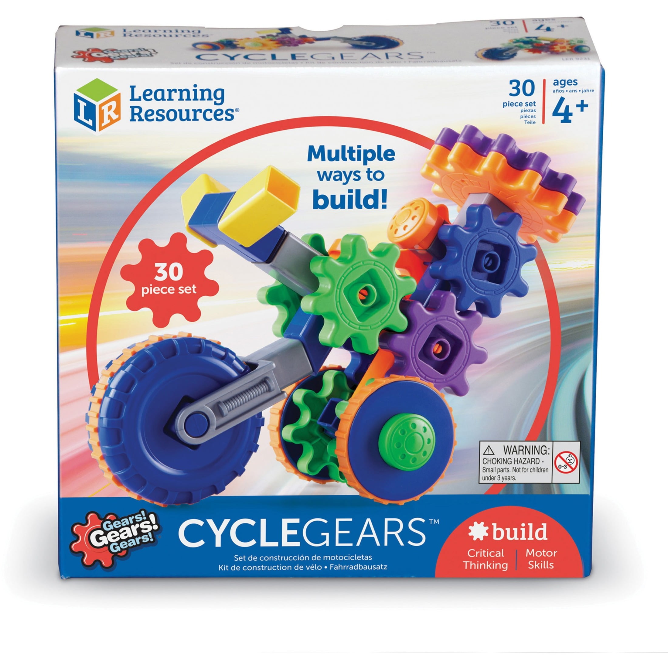 Learning Resources Gears! Gears! Gears! Cycle Gears, Construction, Gear ...