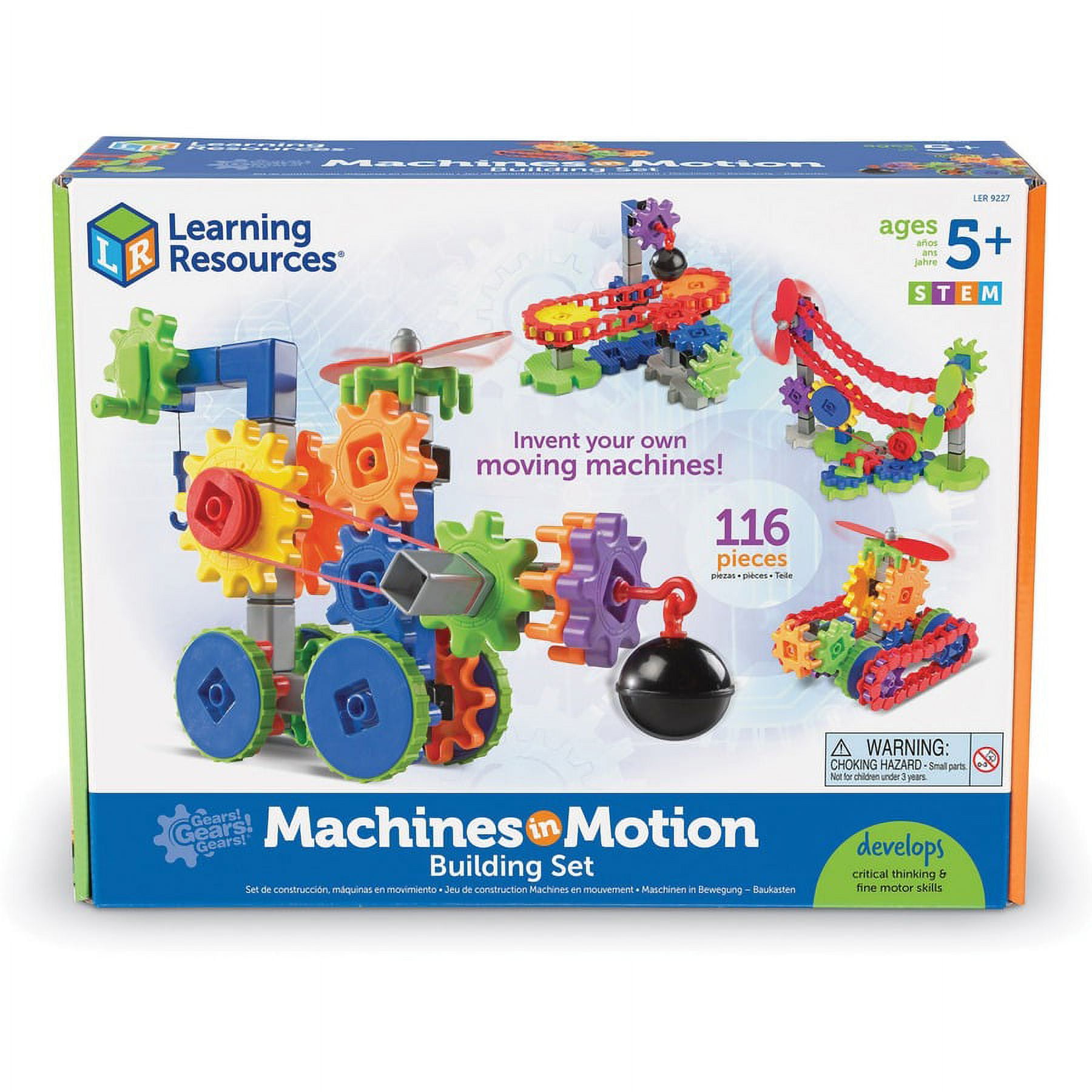 Learning Resources Gears! Gears! Gears! Machines in Motion - Theme ...