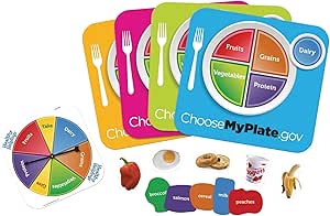 Learning Resources Healthy Helpings A Myplate Game, 10 x 10 in ...