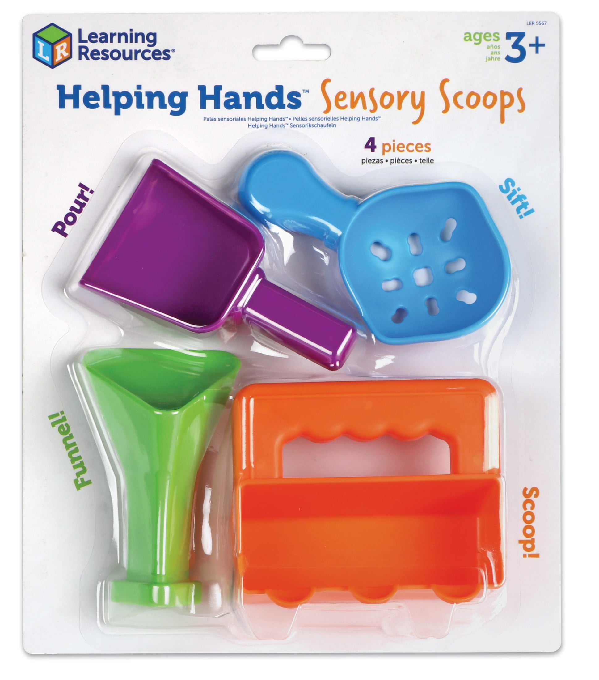 Learning Resources Helping Hands Sensory Scoops, Fine Motor Skills ...