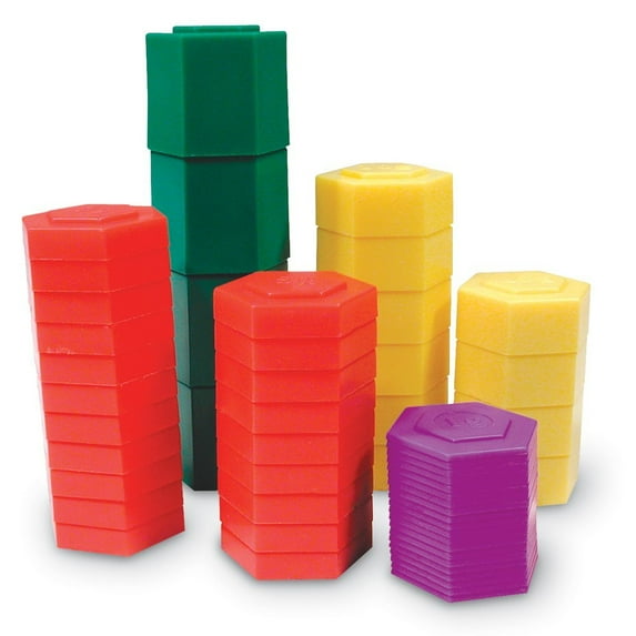 Learning Resources Hexagram Metric Weight Set, 54 Pieces - Walmart.com