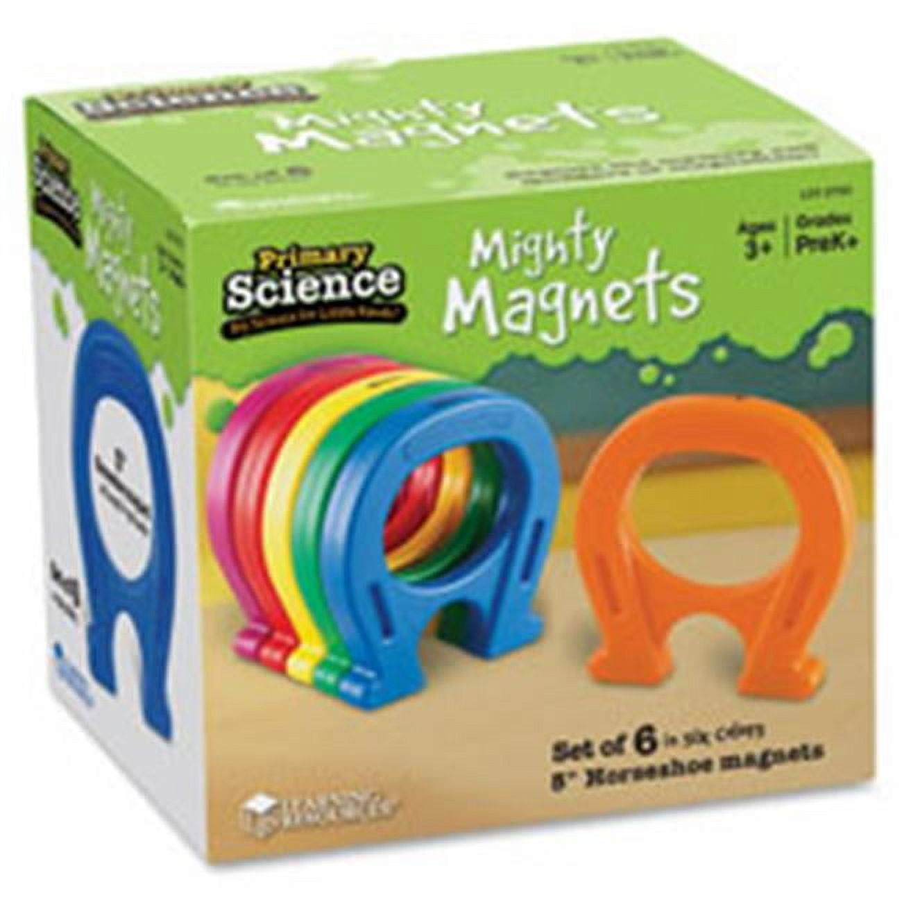 Learning Resources Kids Magnetic Educational Shape Horseshoe Magnets ...