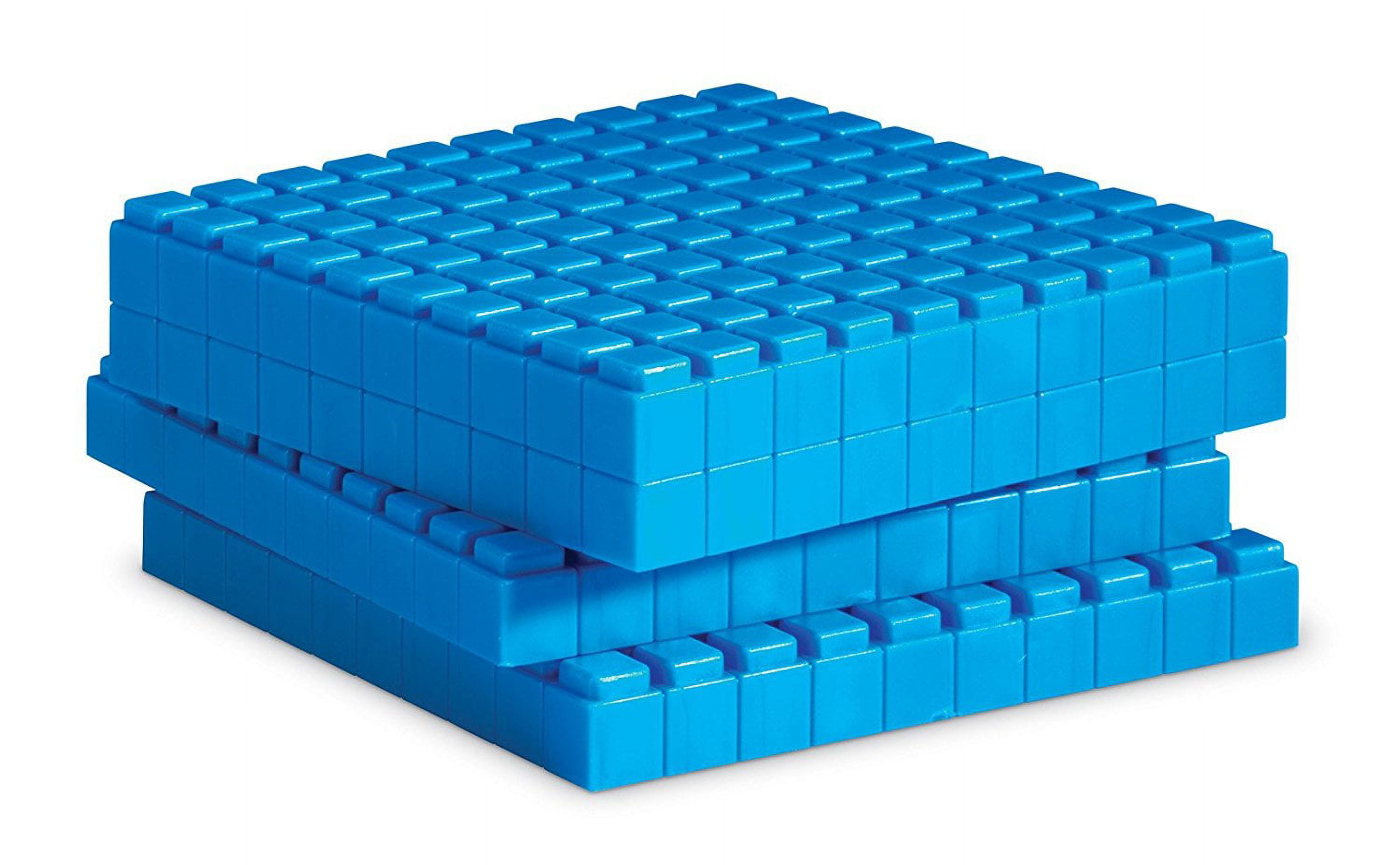 Learning Resources Interlocking Base Ten, 10 Flats - Walmart.com