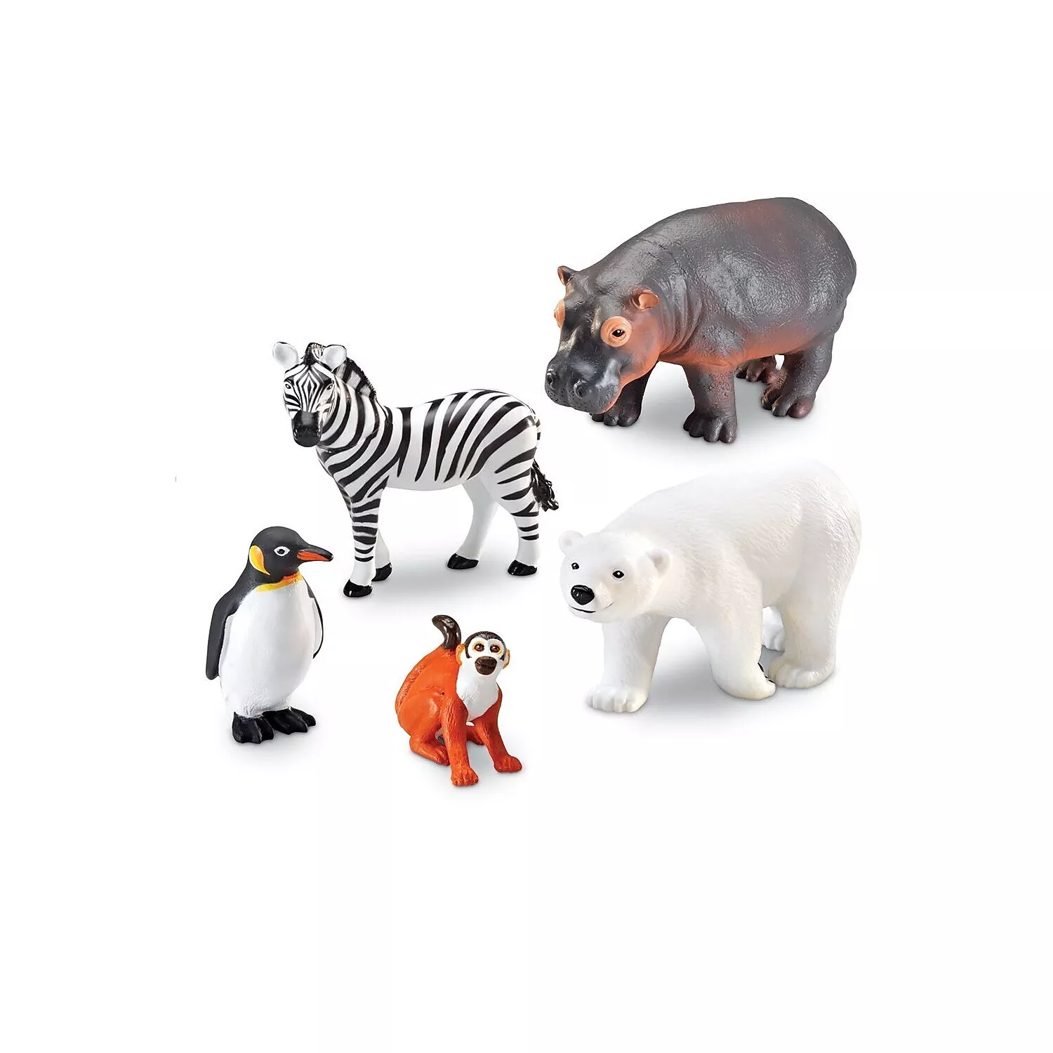 Learning Resources Jumbo Zoo Animals 5/Set 0788 - Walmart.com