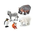 Learning Resources Jumbo Zoo Animals, Assorted Species, Set of 5 ...