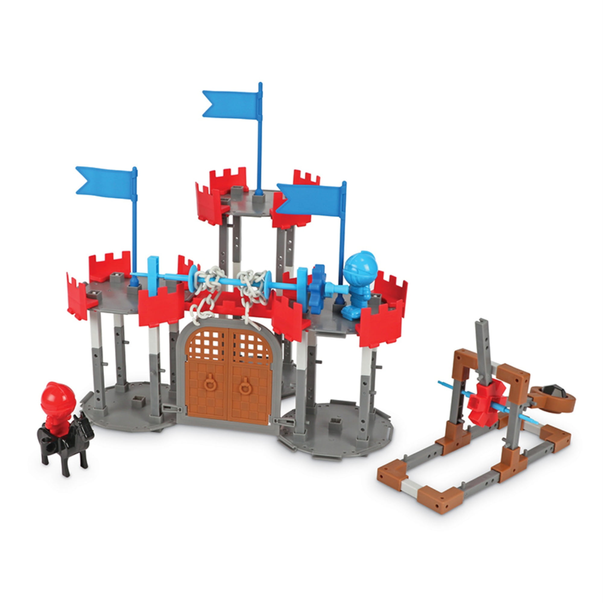 Learning Resources LER2876 Engineering & Design Castle Building Set ...