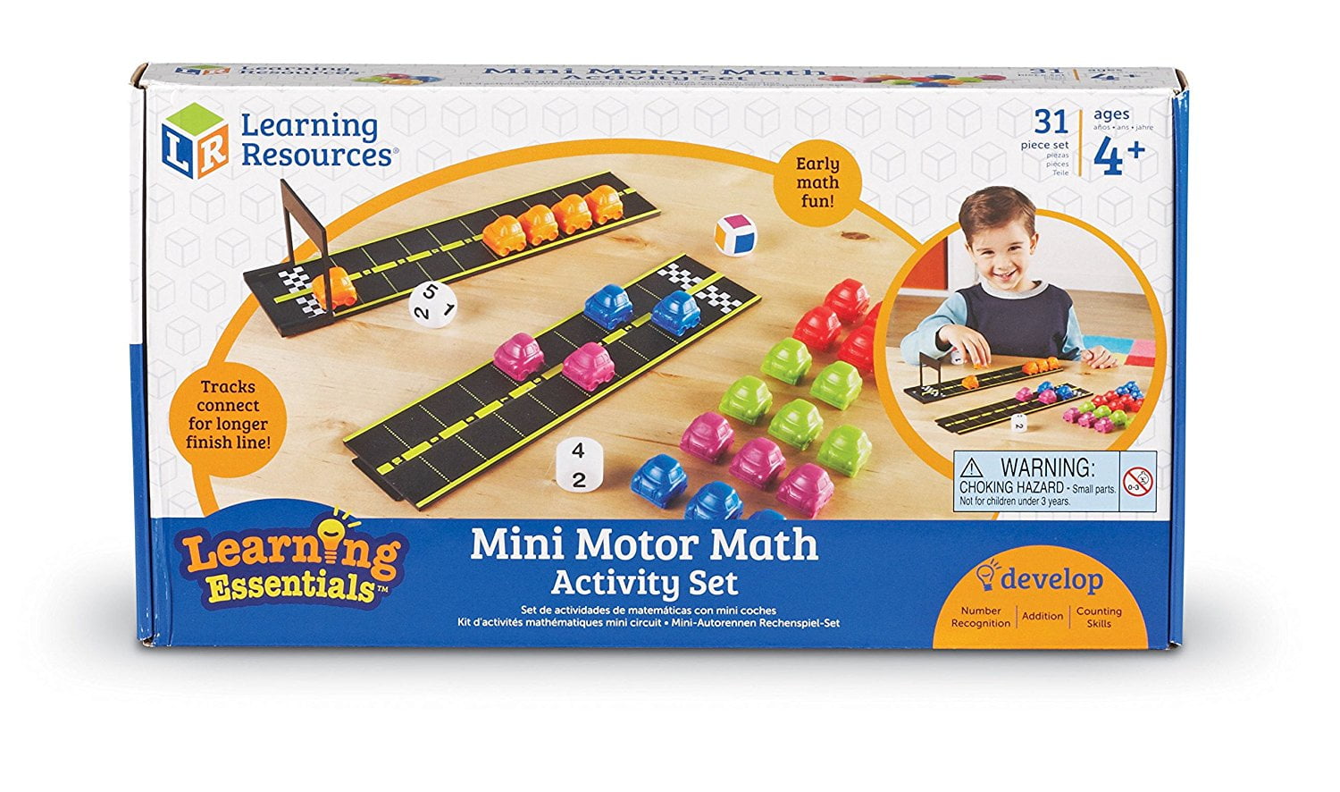Learning Resources, LRN7731, Mini Motor Math Activity Set, 1 / Set ...