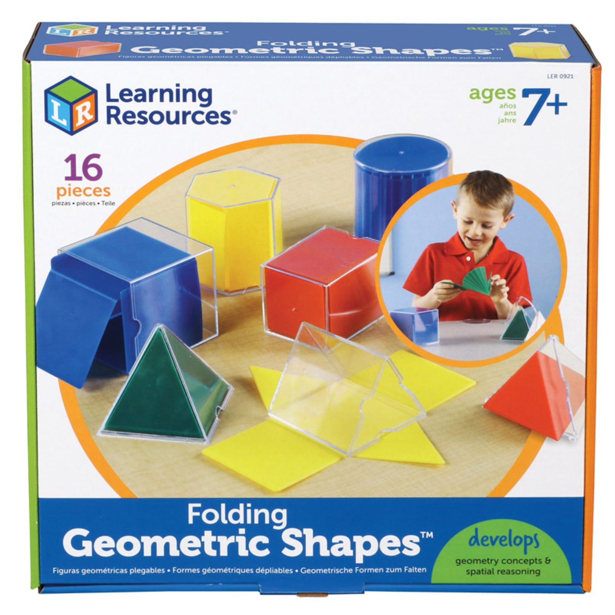 Free Shipping! Learning Resources, LRNLER0921, Folding Geometric Shapes ...