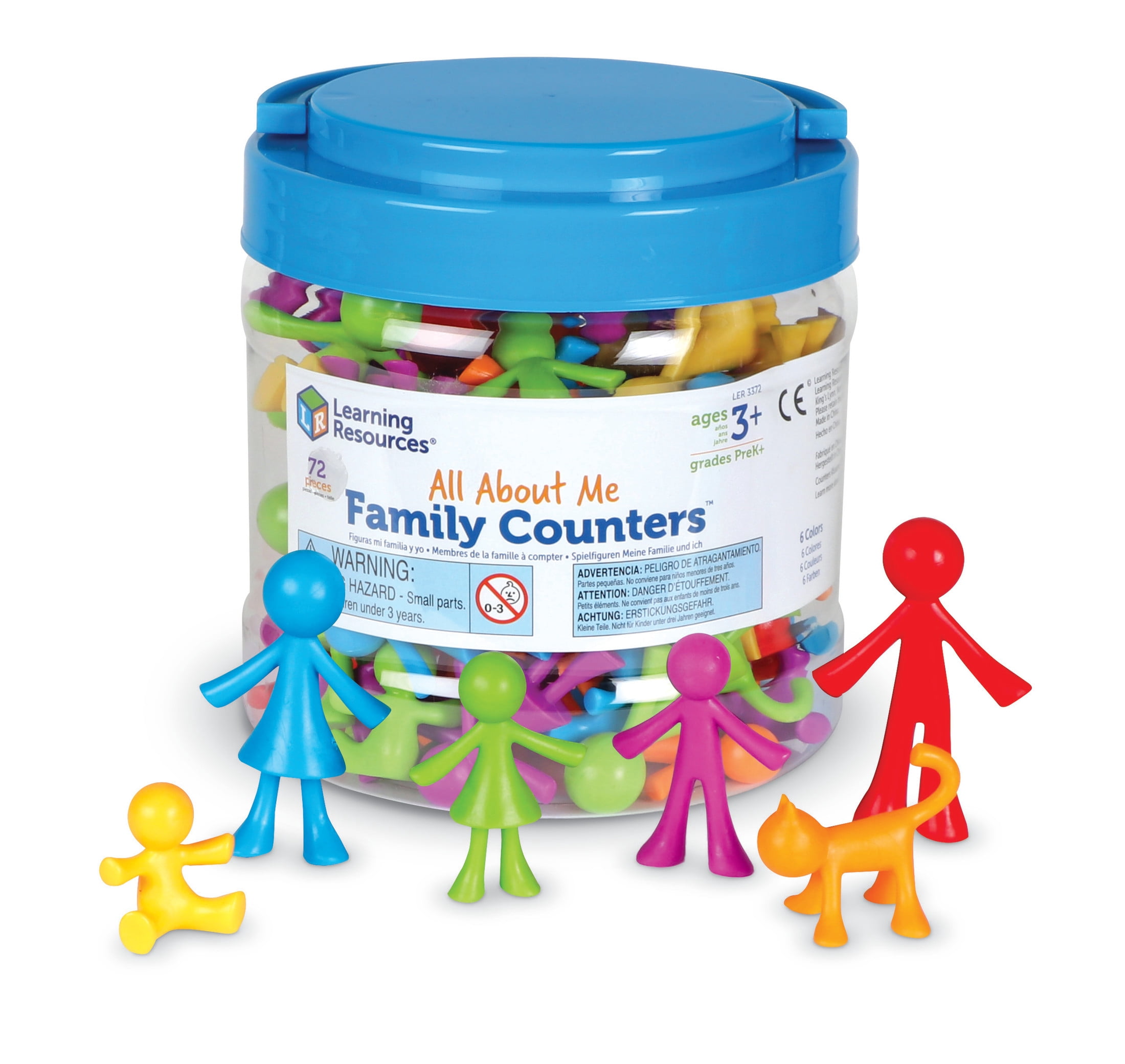Learning Resources All About Me Family Counters Set, 72-piece - Walmart.com