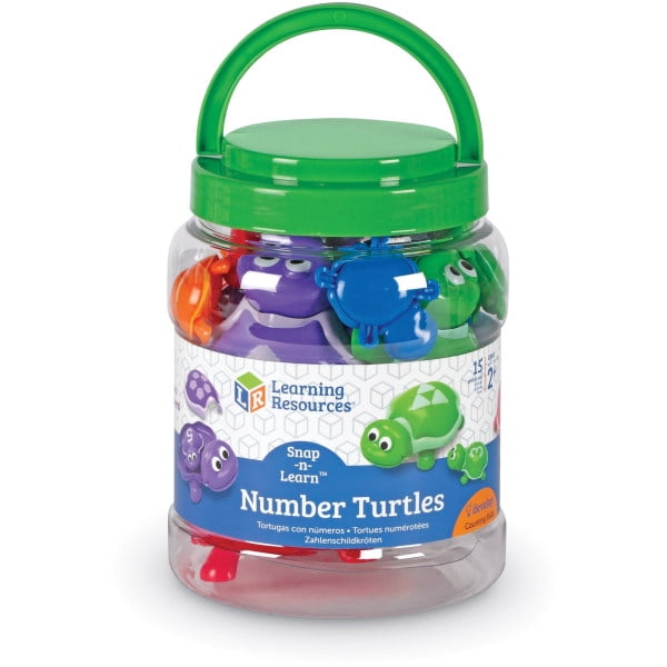 Learning Resources, LRNLER6706, Snap-n-Learn Number Turtles, 1 Each ...