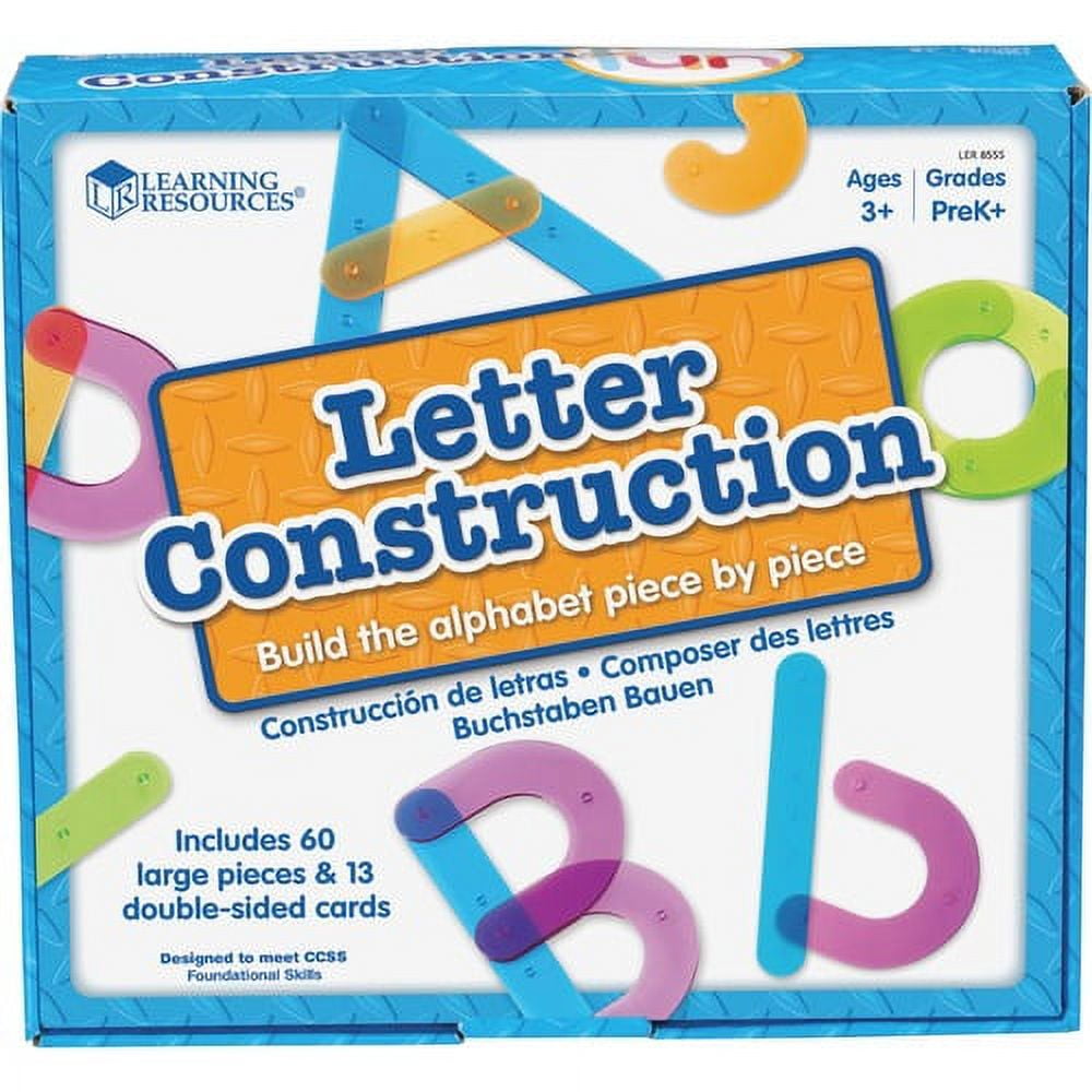 Learning Resources Letter Construction Activity Set - Theme/Subject ...