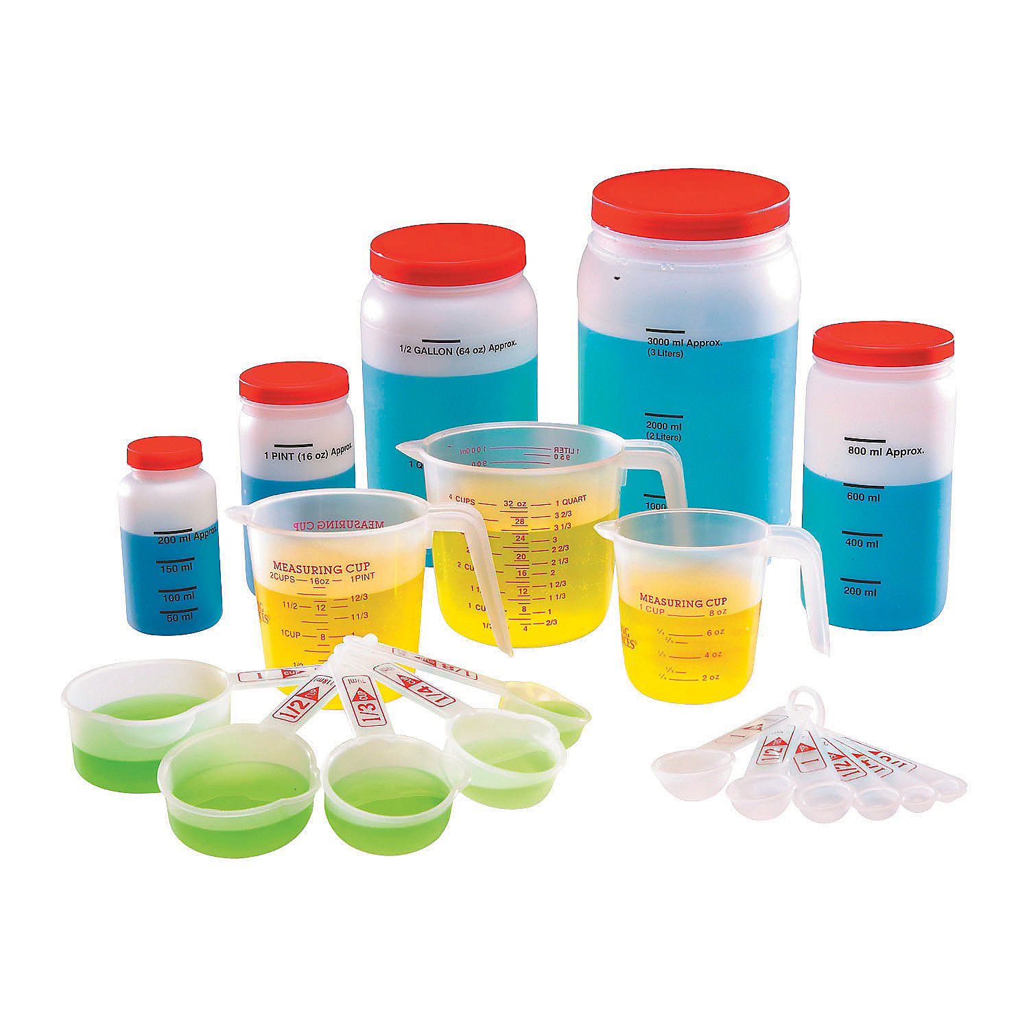 Learning Resources Liquid Measurement Set - 19 Pc. - Walmart.com