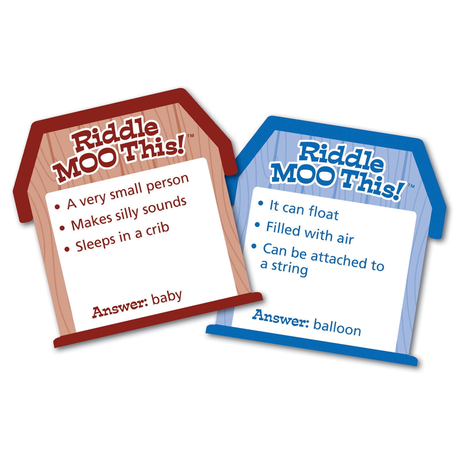 Learning Resources, Lrnler3772, Riddle Moo This Silly Word Game, 1 Each ...