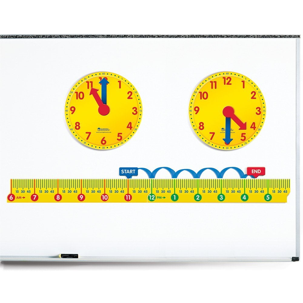 Learning Resources Magnetic Elapsed Time Kit - Walmart.com