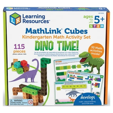 Learning Resources MathLink Cubes Preschool Math Activity Set - 115 ...