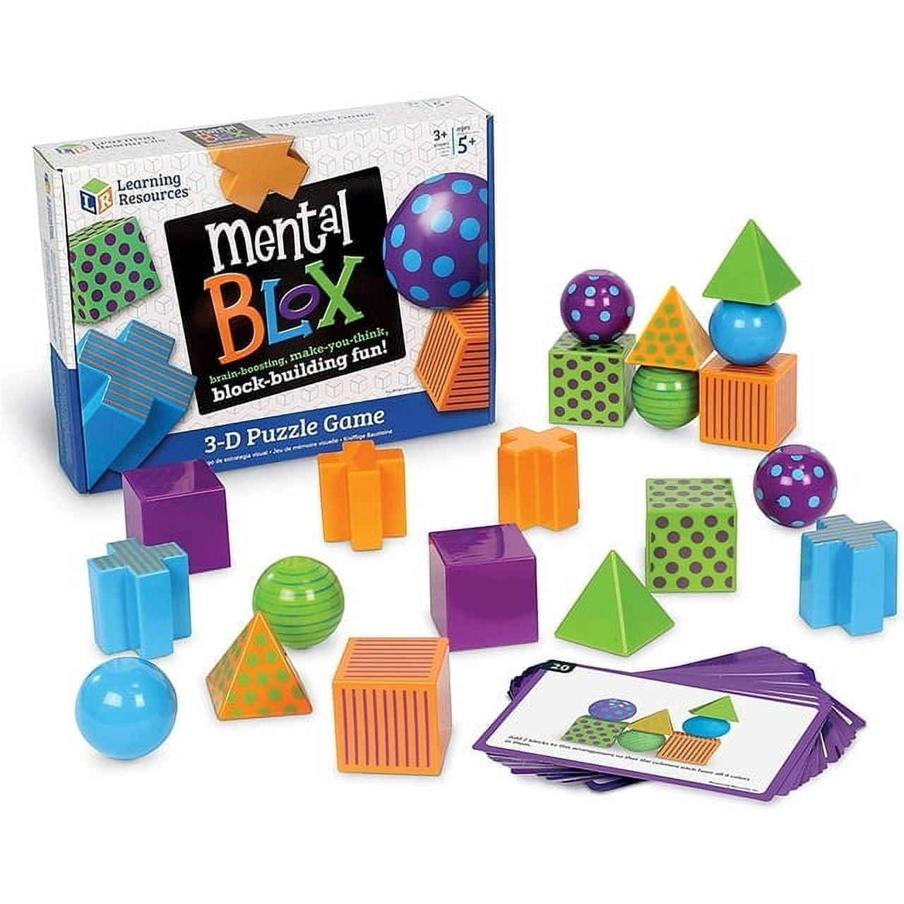 Learning Resources Mental Blox Critical Thinking Game, Homeschool, 20 ...