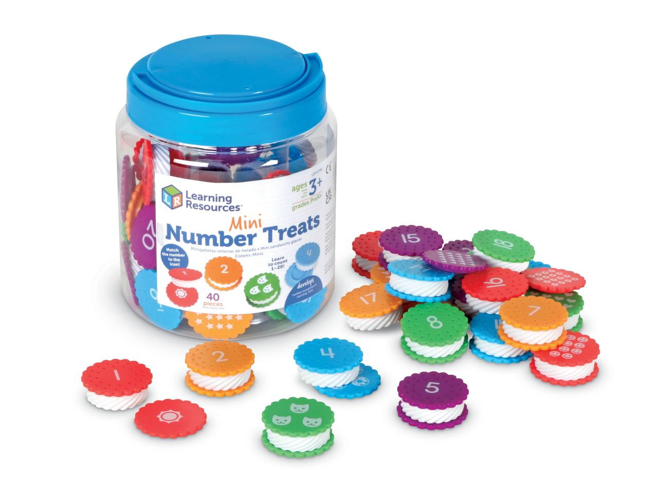 Learning Resources Mini Number Treats, Plastic Shape Sorting Toys ...