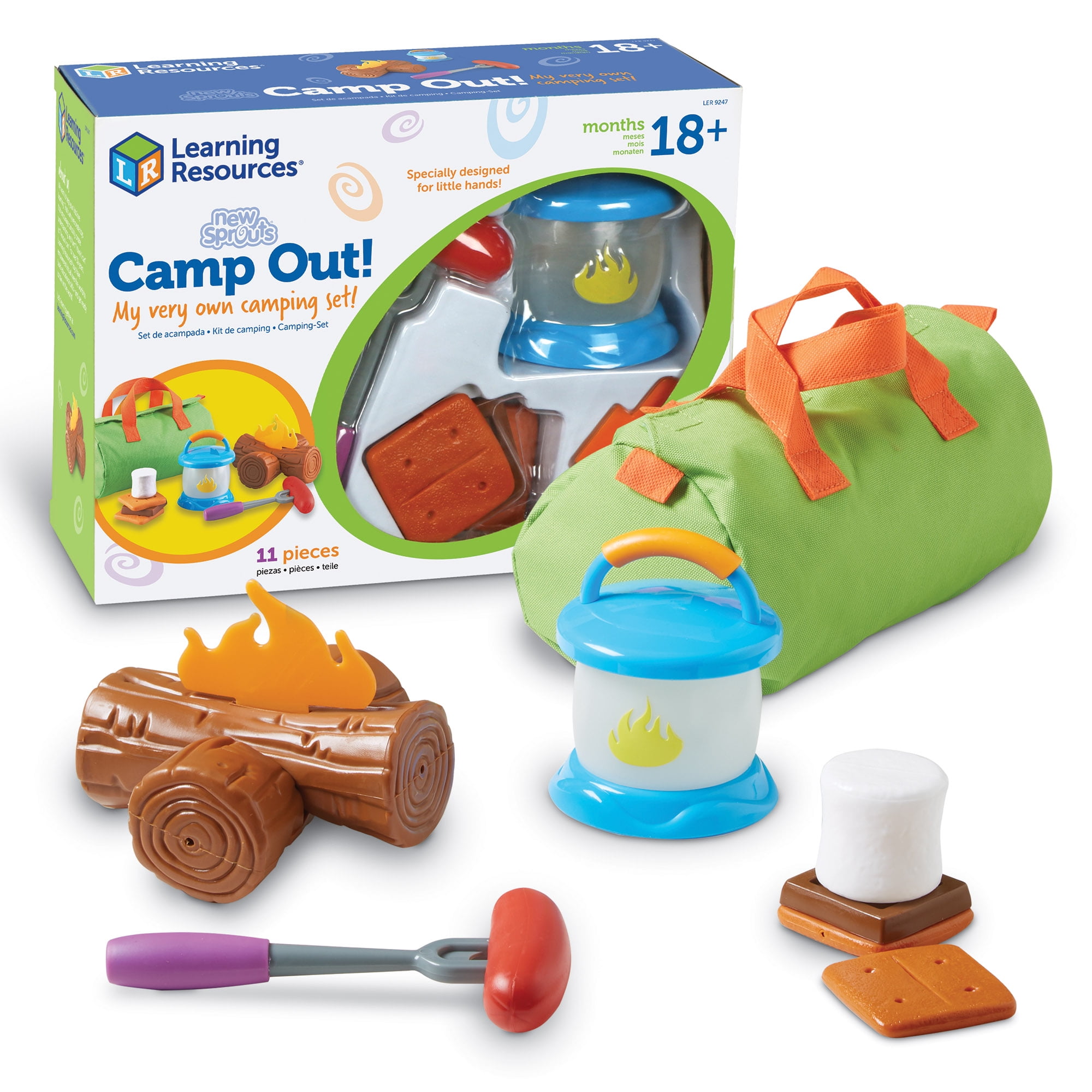 Learning Resources New Sprouts Camp Out! - 11 Pieces, Boys and Girls ...