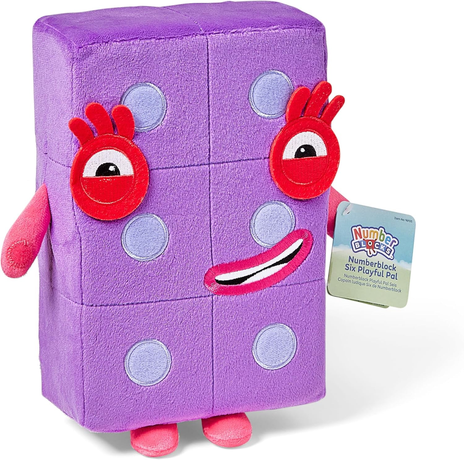 Learning Resources Numberblock Six Playful Pal Soft Plush Toy - Walmart.com