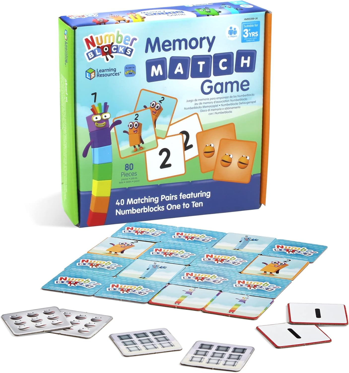 Learning Resources Numberblocks Memory Match Game - Walmart.com