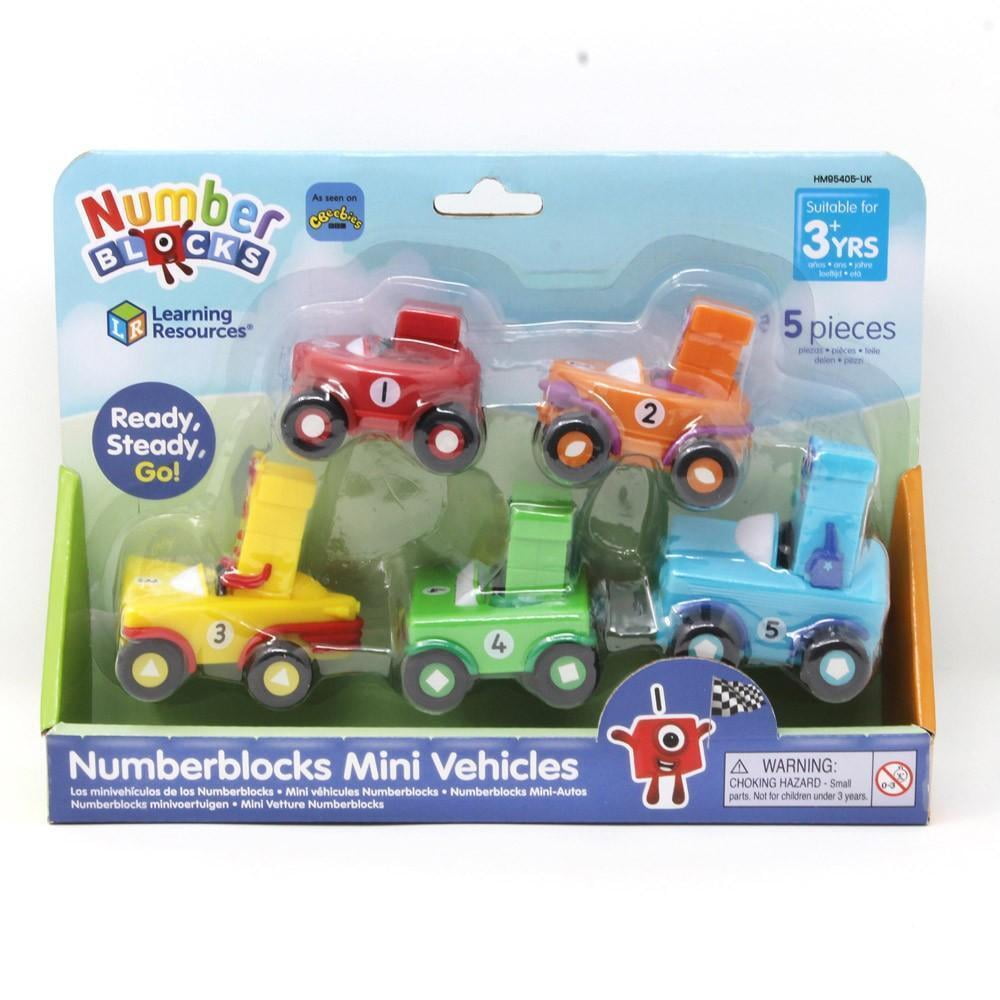 Learning Resources Numberblocks Mini Vehicles Set 5 Car Pack - Walmart.com