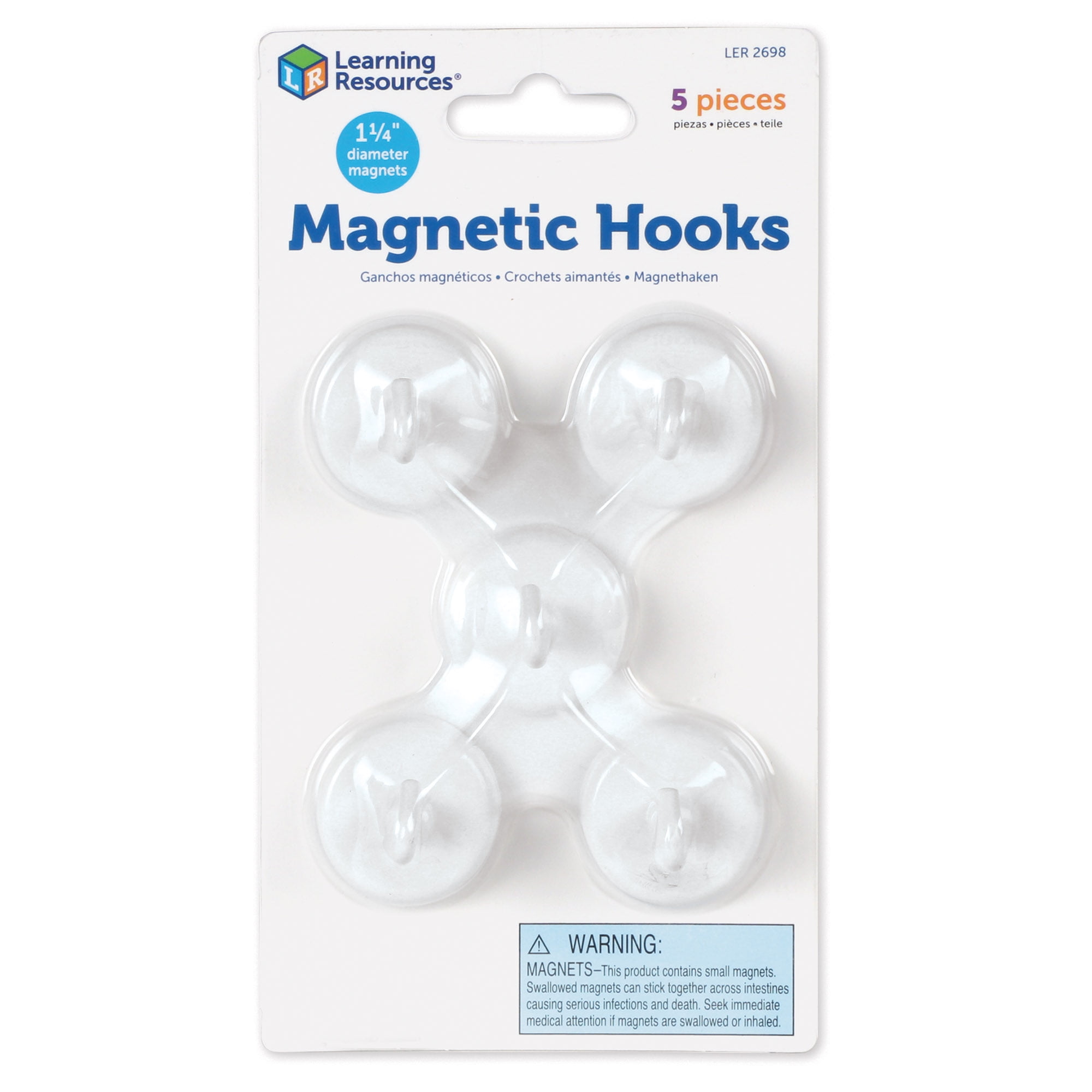 Learning Resources Original Magnetic Hooks, Classroom Supplies, Teacher ...