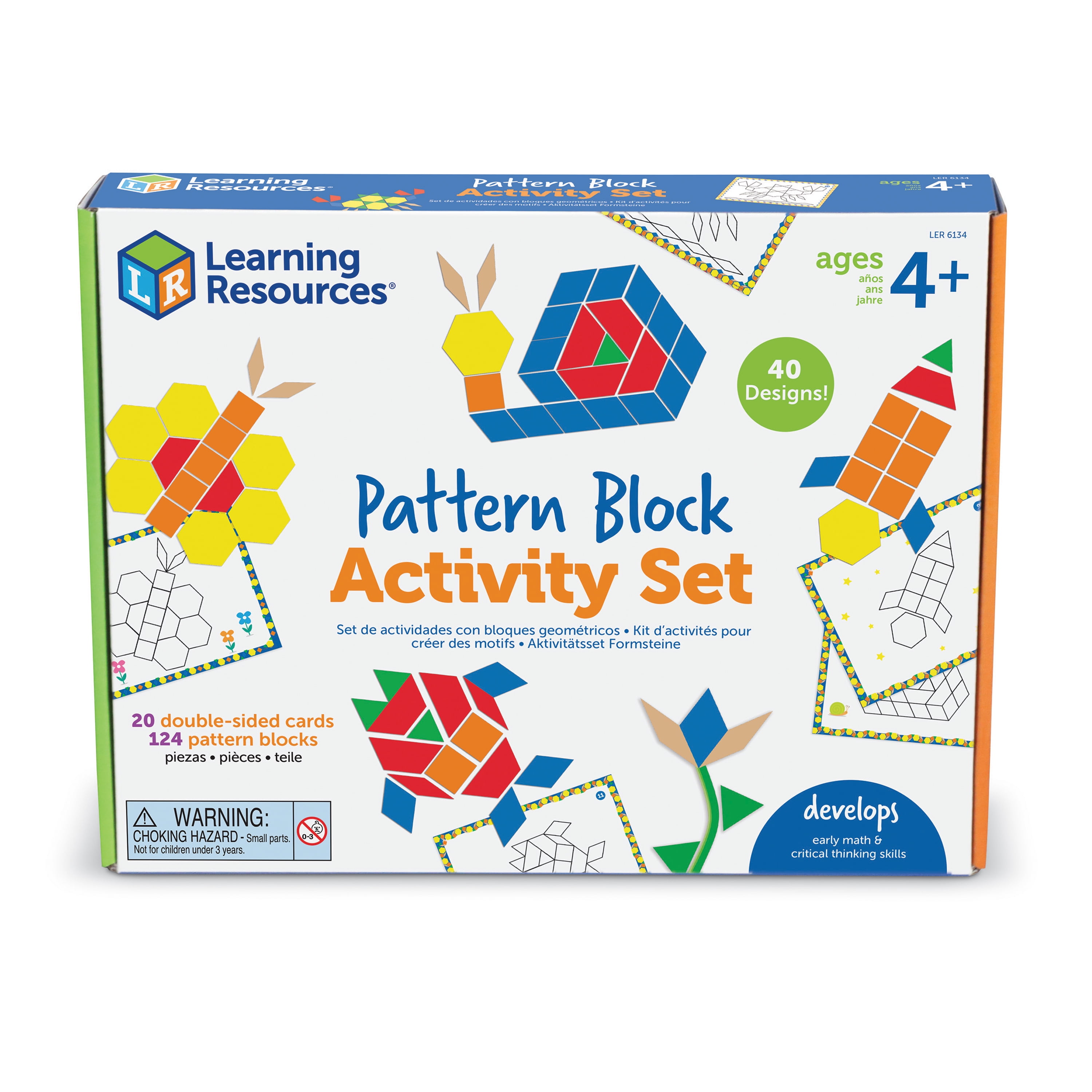 Learning Resources Kids Activity Sorting Counting Math Shapes Geometry ...