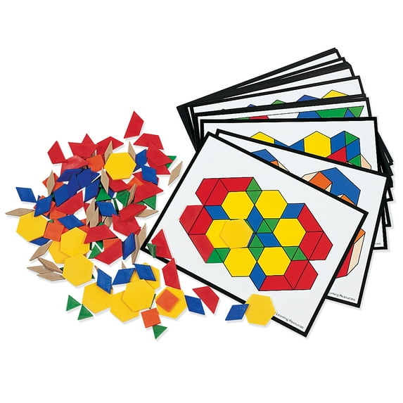 Learning Resources Pattern Block Activity Set - Walmart.com