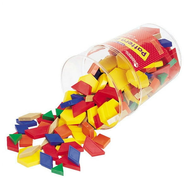 Learning Resources Plastic Pattern Blocks, Set of 250 - Walmart ...