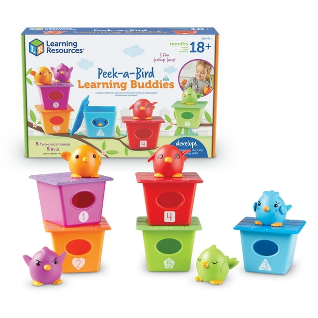 Learning Resources Peek-a-Bird Learning Buddies Toddler Learning Toys ...