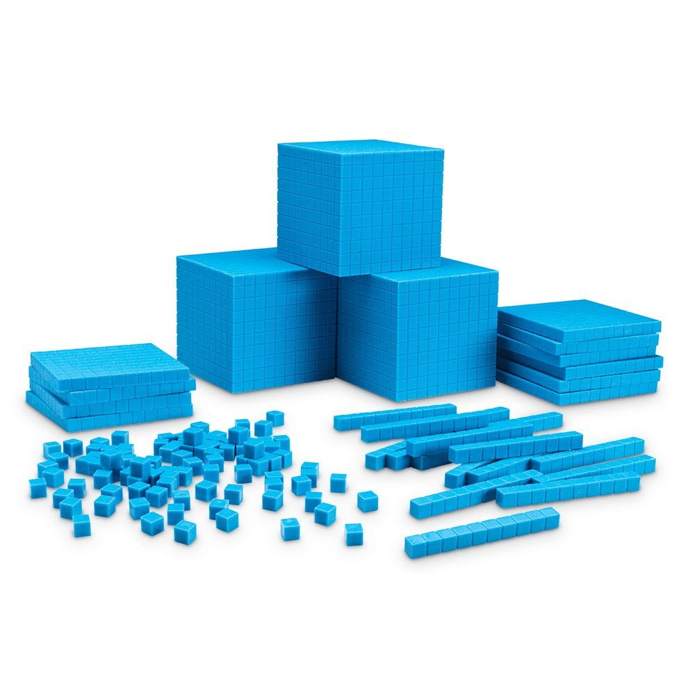 Learning Resources Plastic Base Ten Place Value Kit - Walmart.com